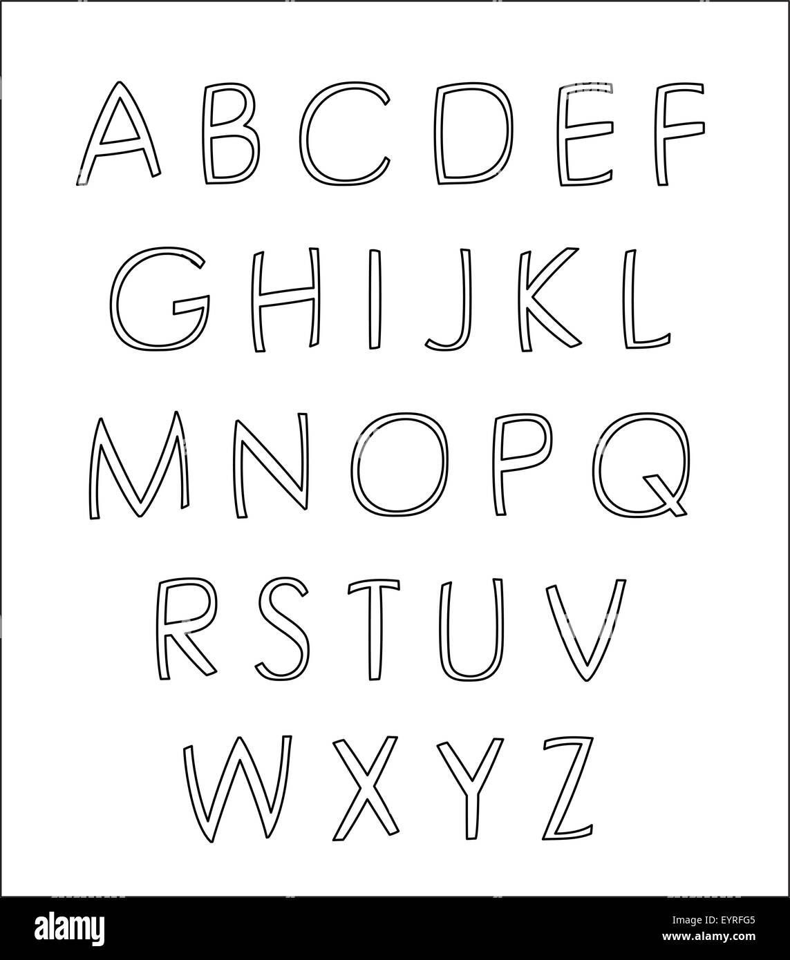 alphabet. Design elements Stock Vector Image & Art - Alamy