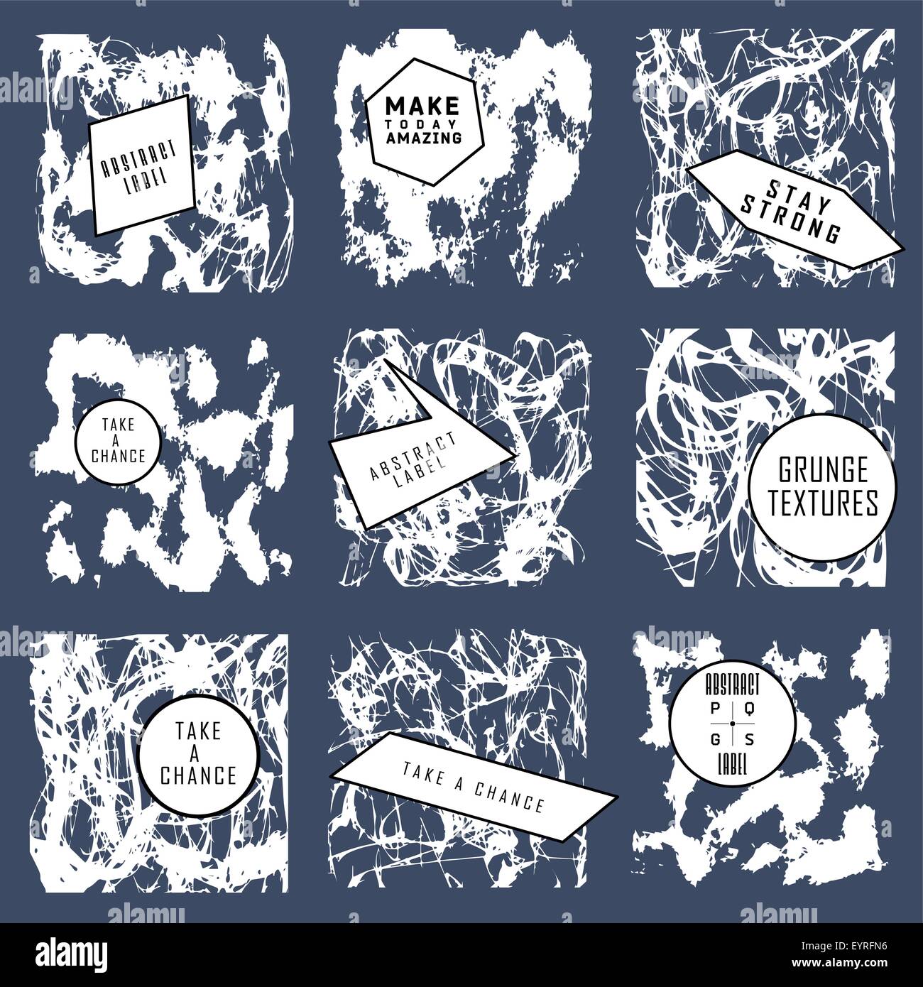 Abstract set of blobs, splash, labels Stock Vector Image & Art - Alamy