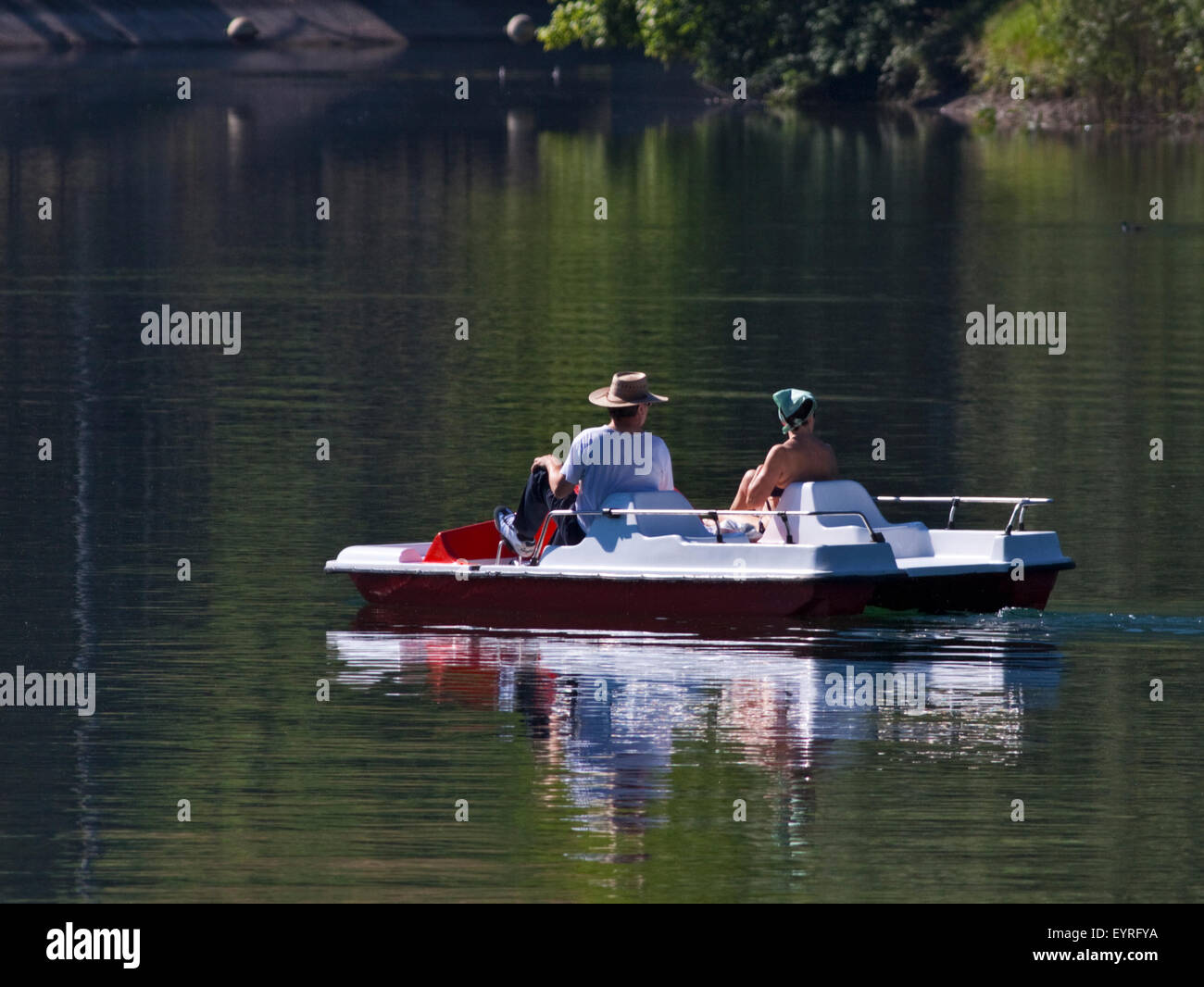 Pedalo boat hi-res stock photography and images - Alamy