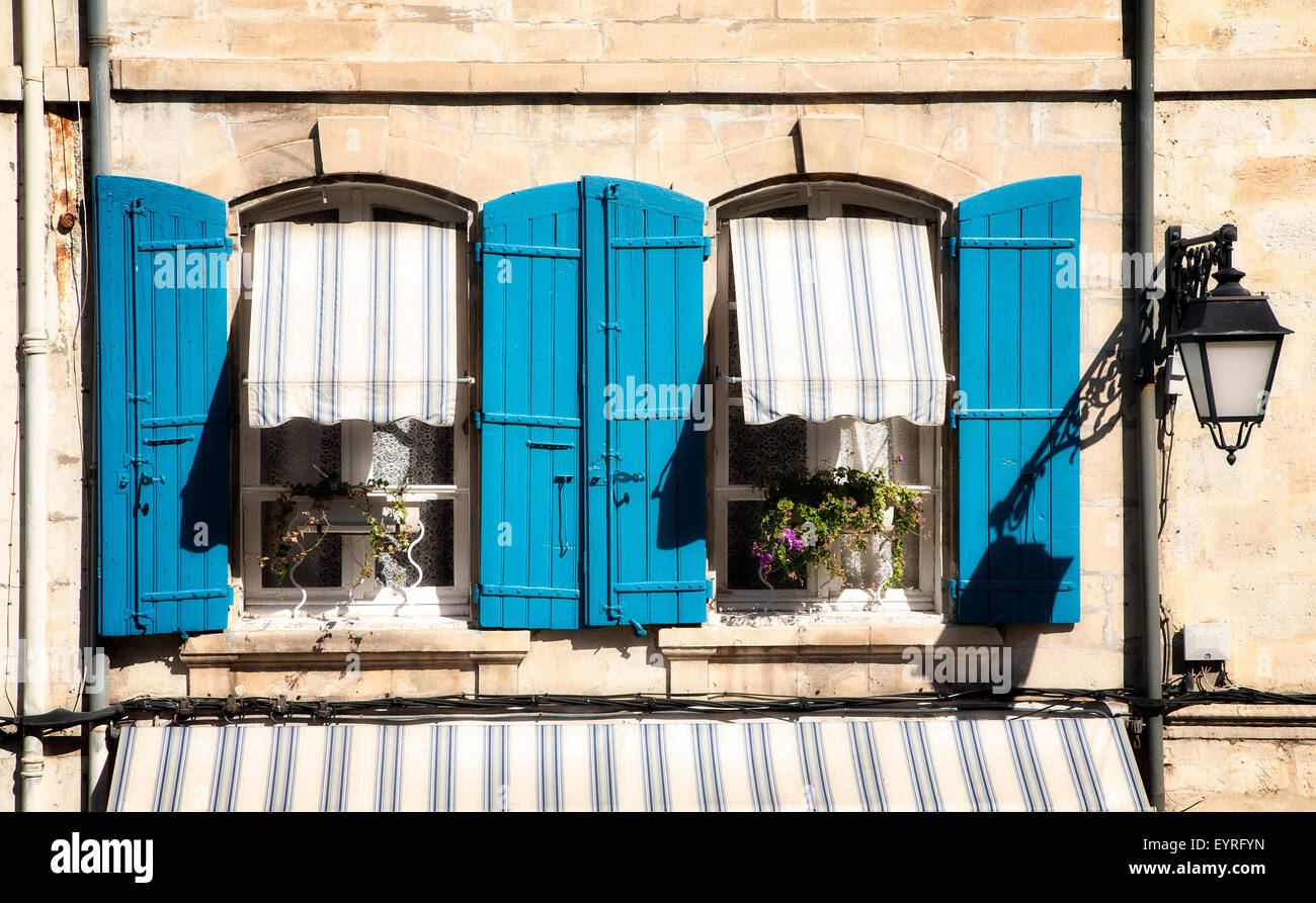 Building shuttered windows hi-res stock photography and images - Alamy