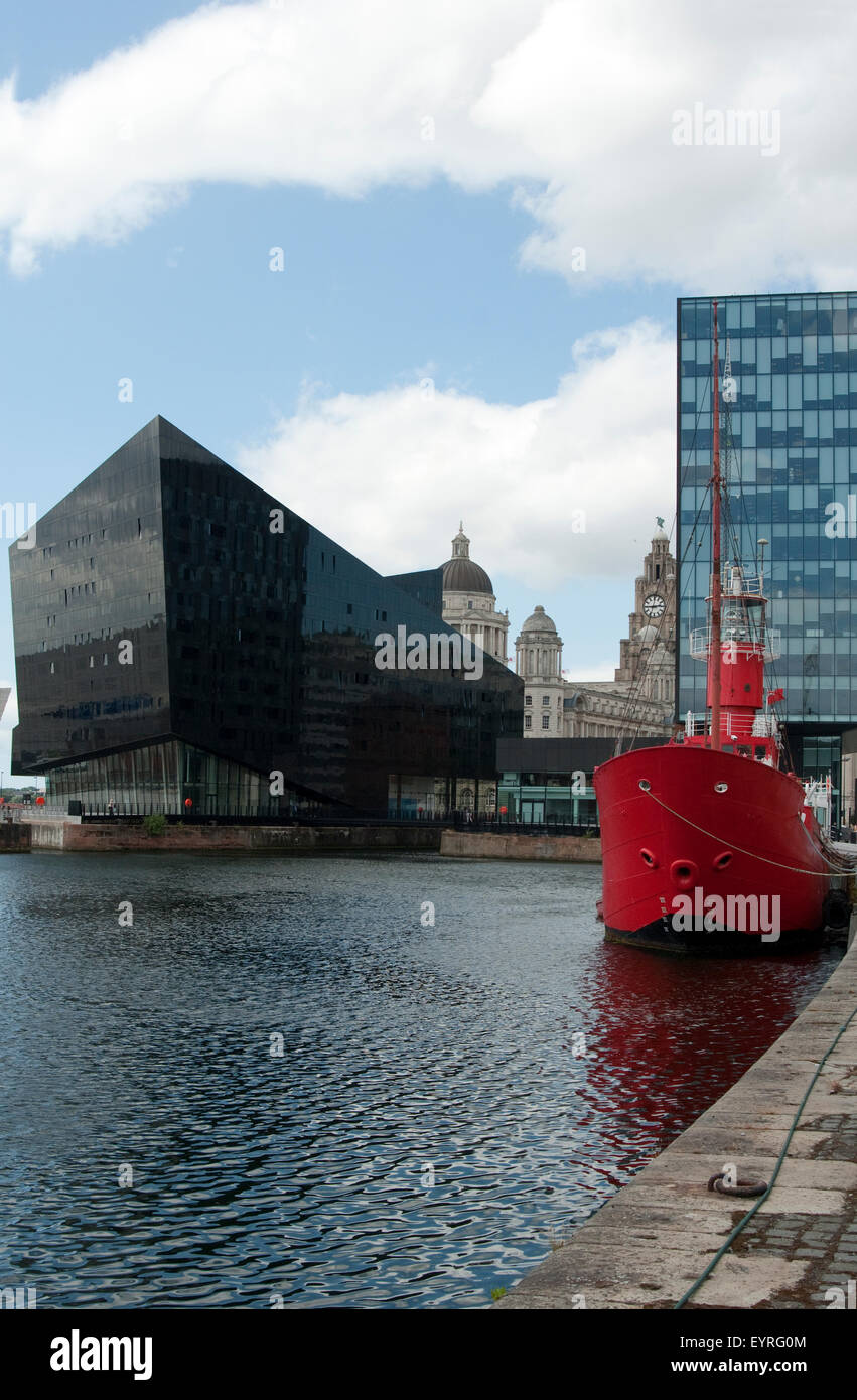 Editorial image taken in Liverpool showing Planet Liverpool floating ...