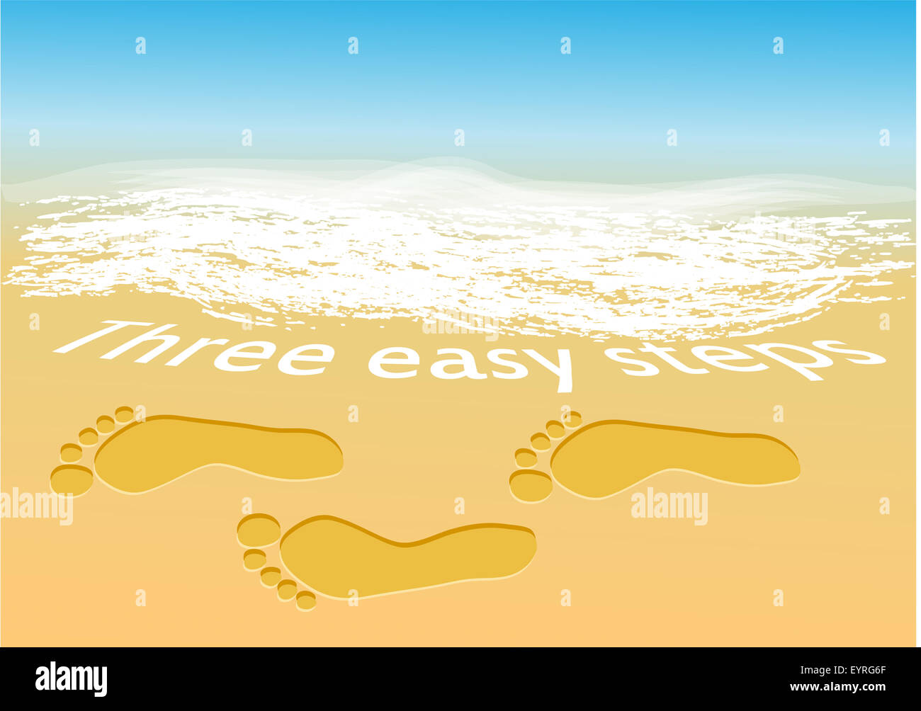 steps on beach Stock Photo - Alamy