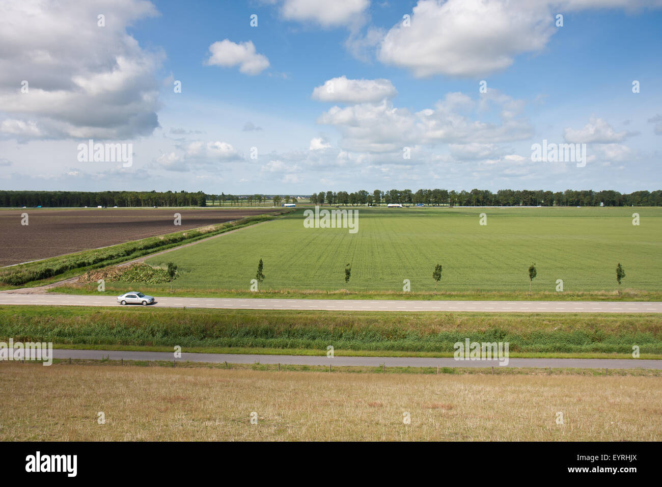 Aerial view of rural landscape in the Netherlands Stock Photo - Alamy