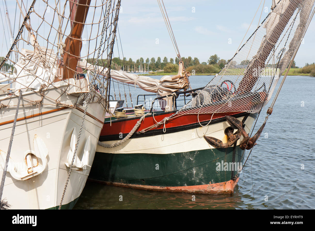 Old schooner docked in hi-res stock photography and images - Alamy