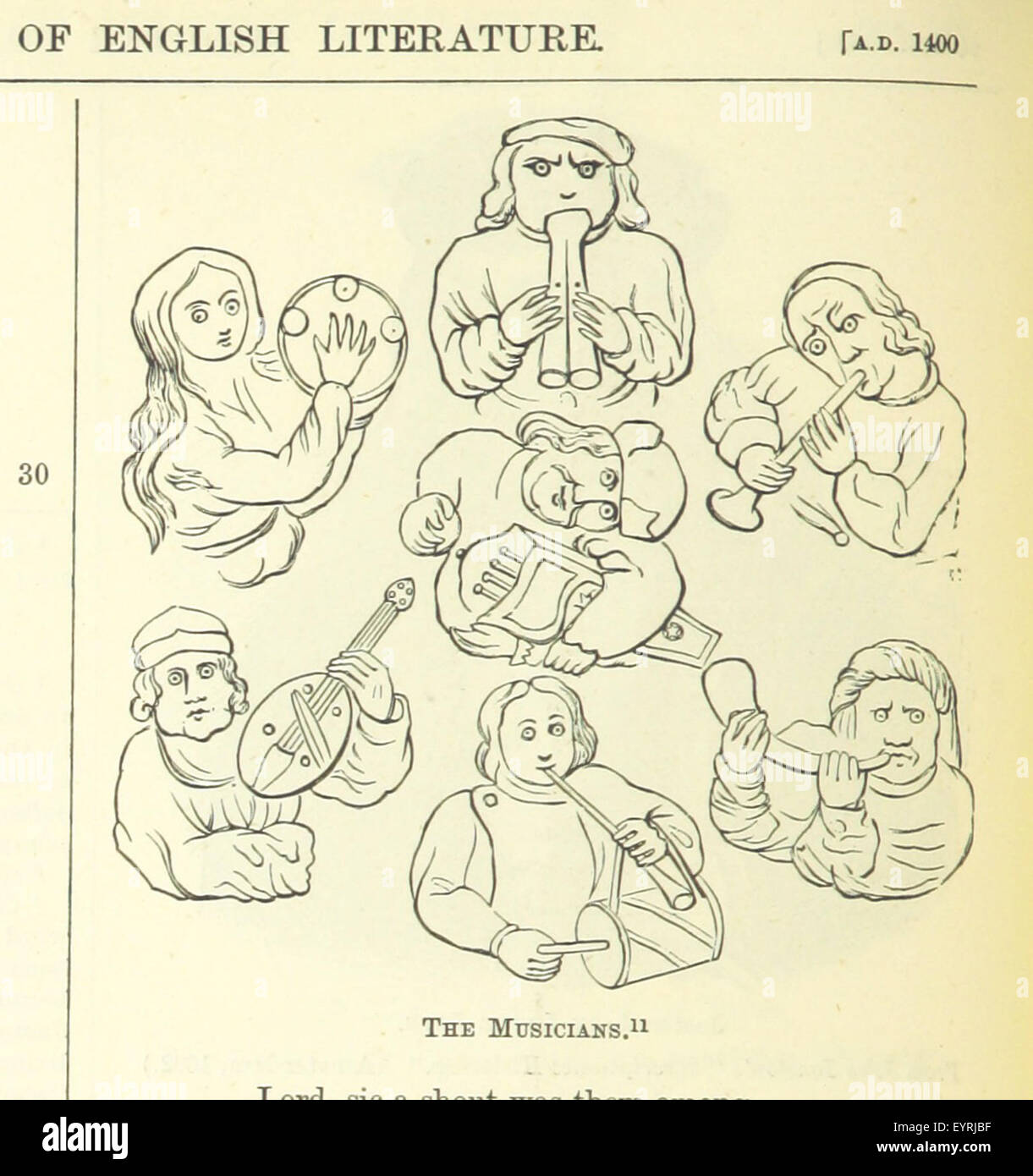 An illustration from '[Cassell's Library of English Literature ...