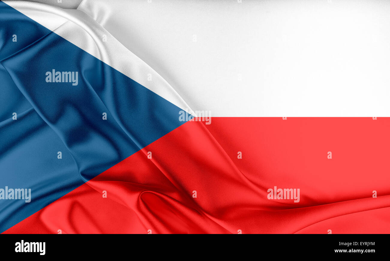 Czech Republic Flag Stock Photo - Alamy