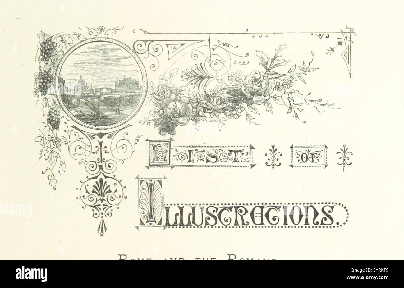 The image shows a detailed illustration from 'Italian Pictures ...