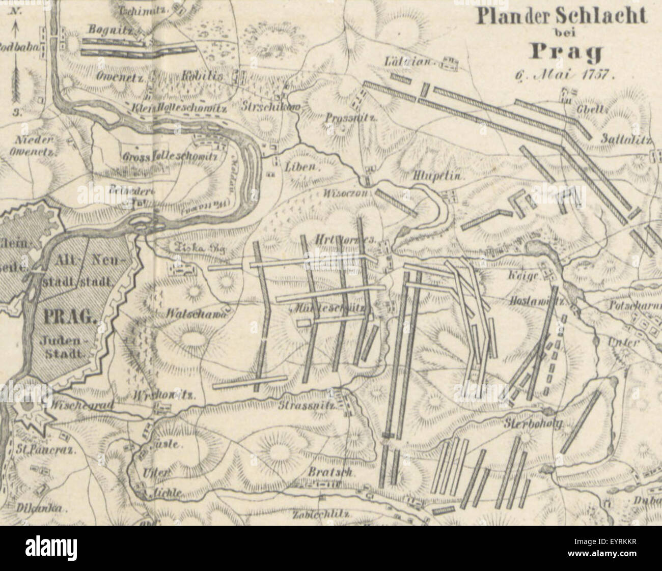 An image from 'Allgemeine Kriegsgeschichte aller Völker und Zeiten', showing a historical scene ...