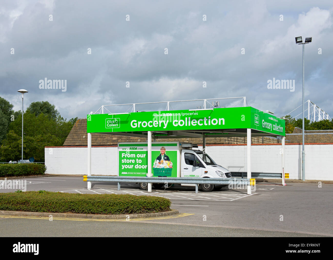 Asda delivery van hi-res stock photography and images - Alamy