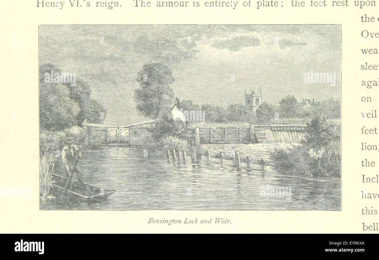 An image from 'The Thames from its Source to the Sea', illustrating a ...