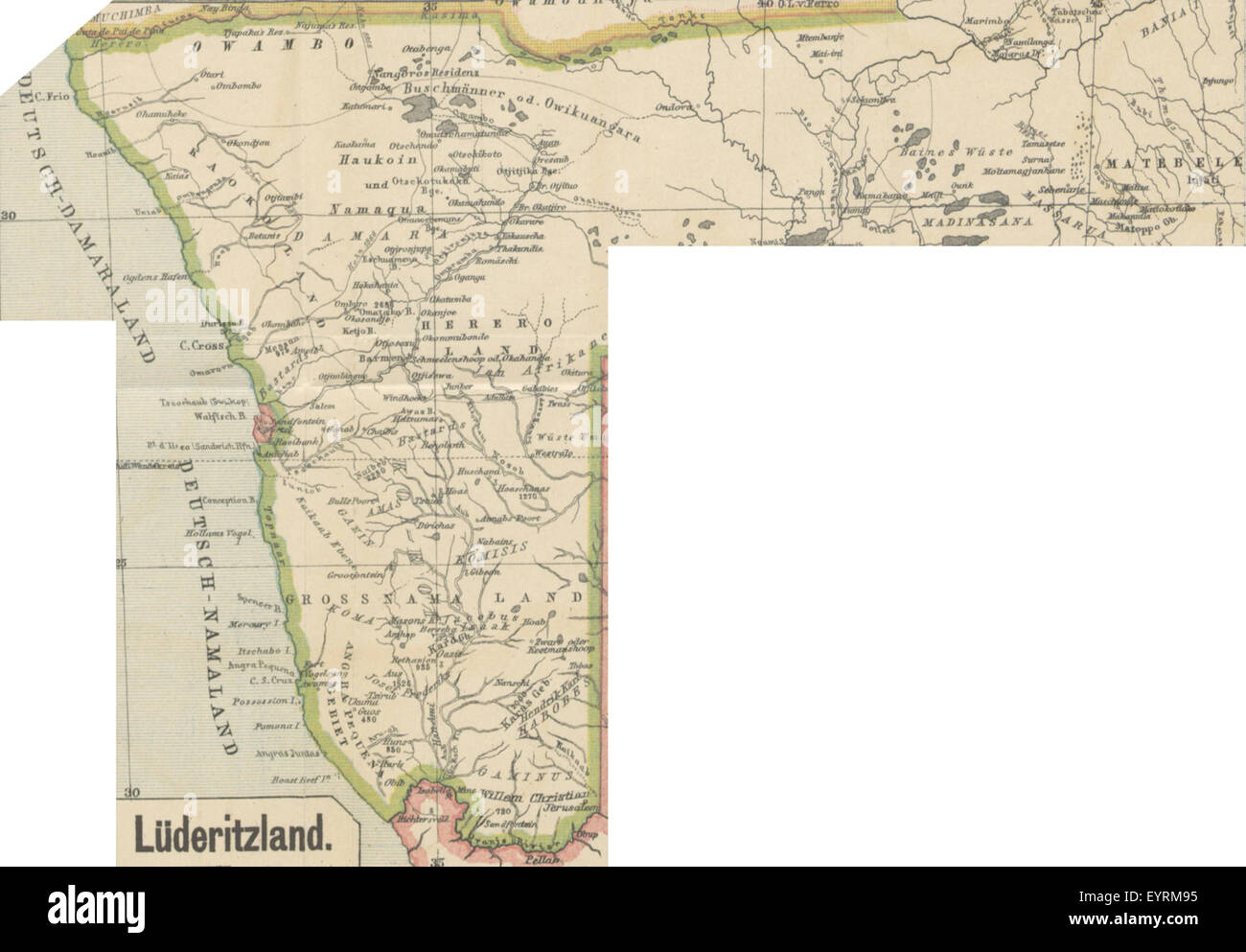 This map, extracted from page 111 of 'Deutschlands Kolonien Kurze ...