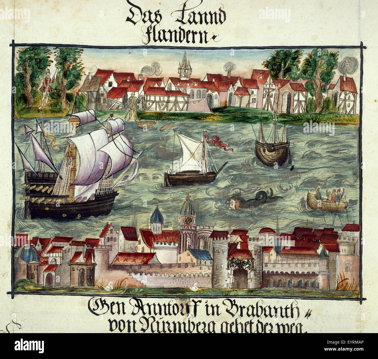 Old nuremberg map hi-res stock photography and images - Alamy