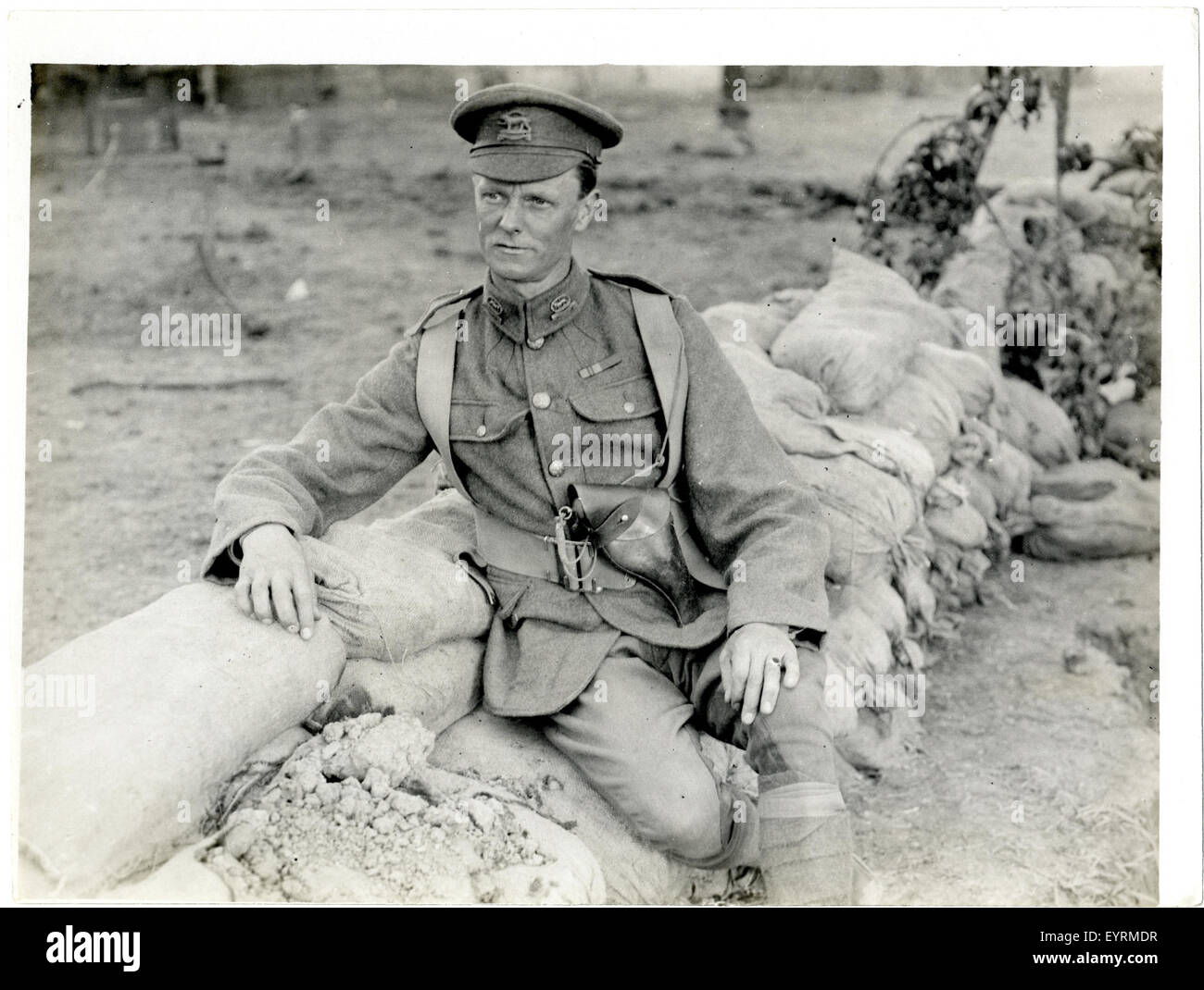 An image of Regimental Sergeant Major Cox from the Leicestershire ...