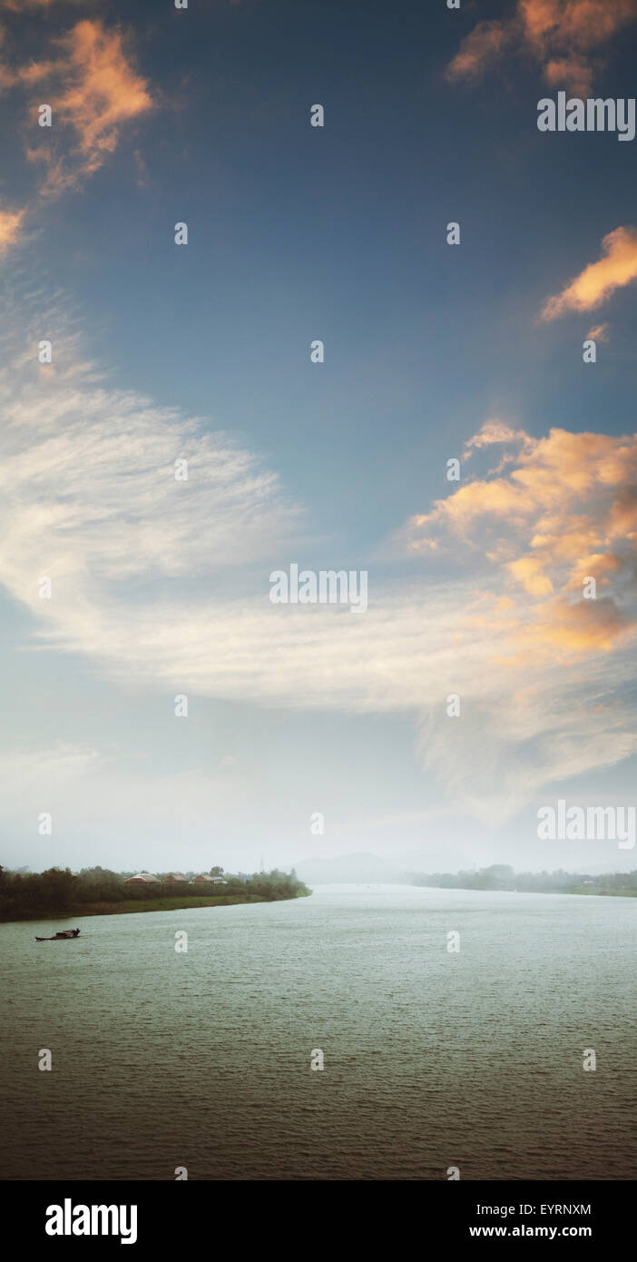 Asia, Vietnam, Hue, perfume river Stock Photo - Alamy