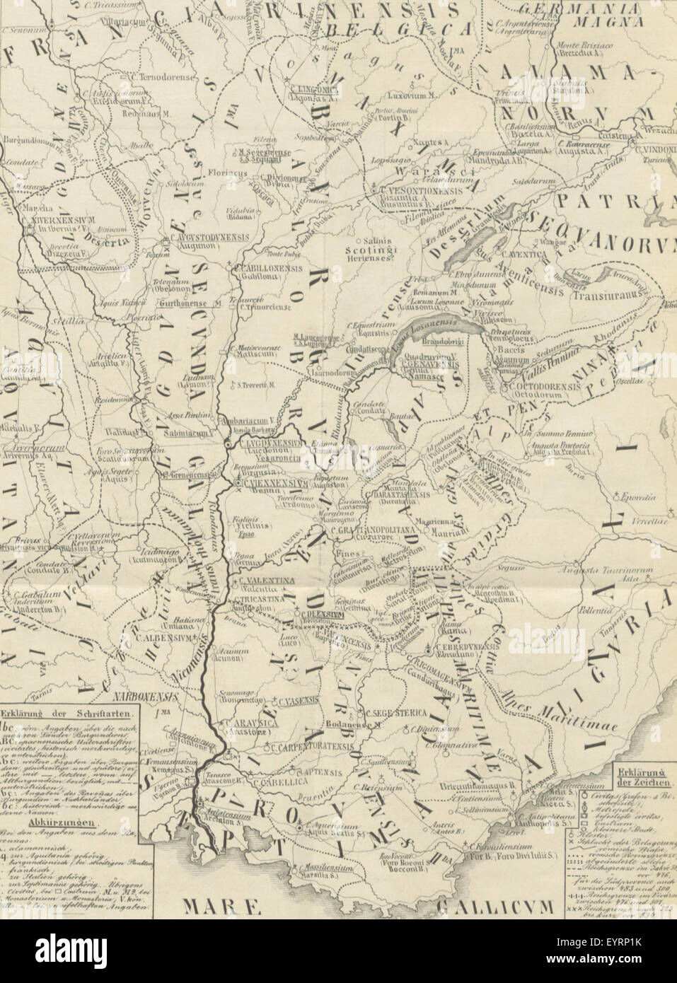 An image extracted from 'Die Geschichte der Burgondionen', featuring a ...