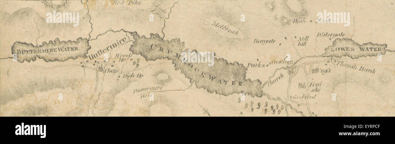 The image shows a map from '[A Topographical Description of ...