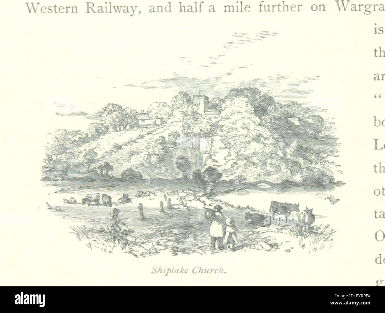 A historical engraving from 'The Thames from its Source to the Sea ...