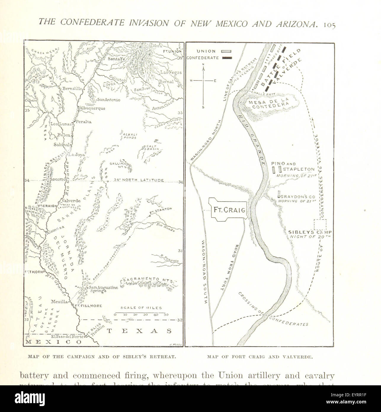 The image is from 'Battles and Leaders of the Civil War,' detailing ...