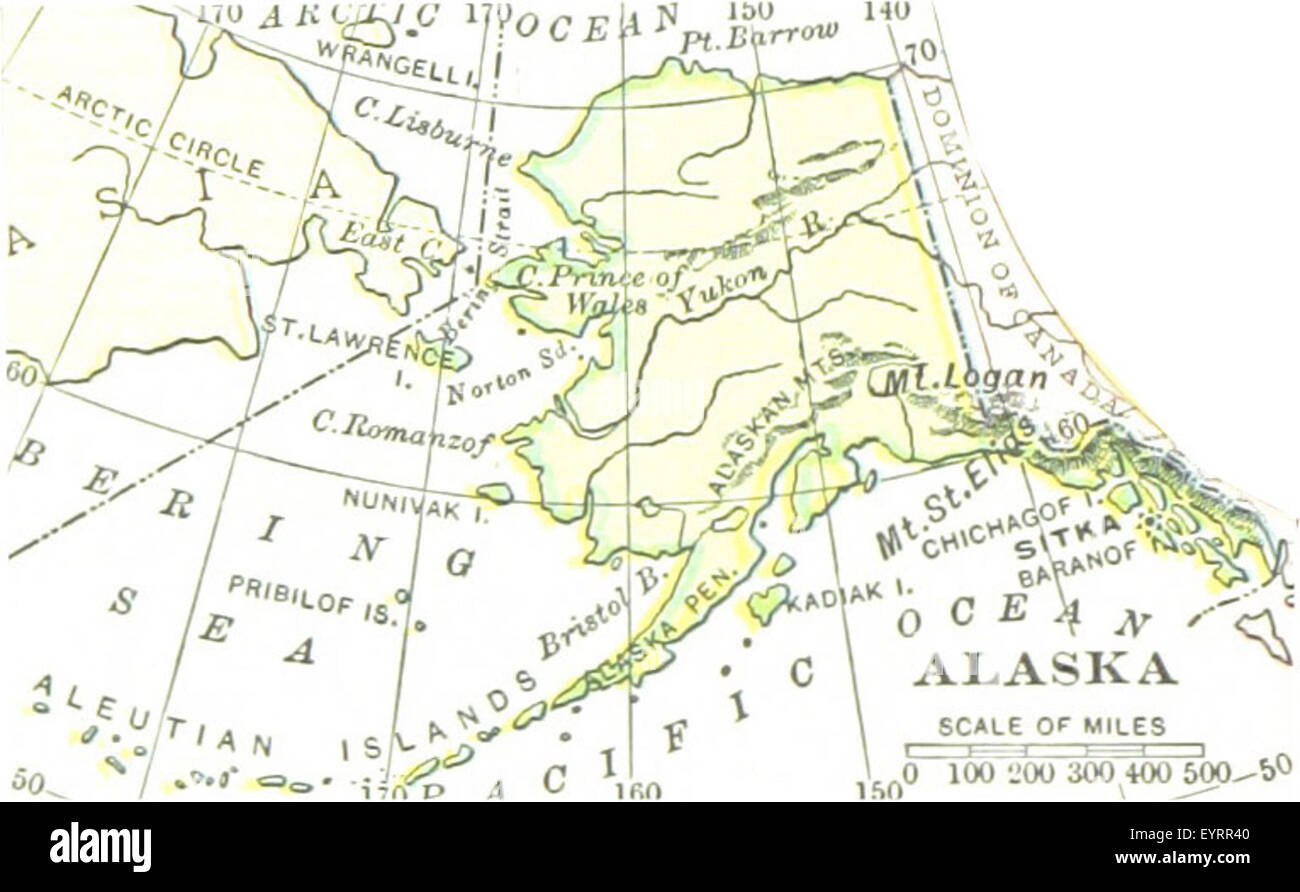 An image of a map from 'Advanced Geography', showing detailed ...