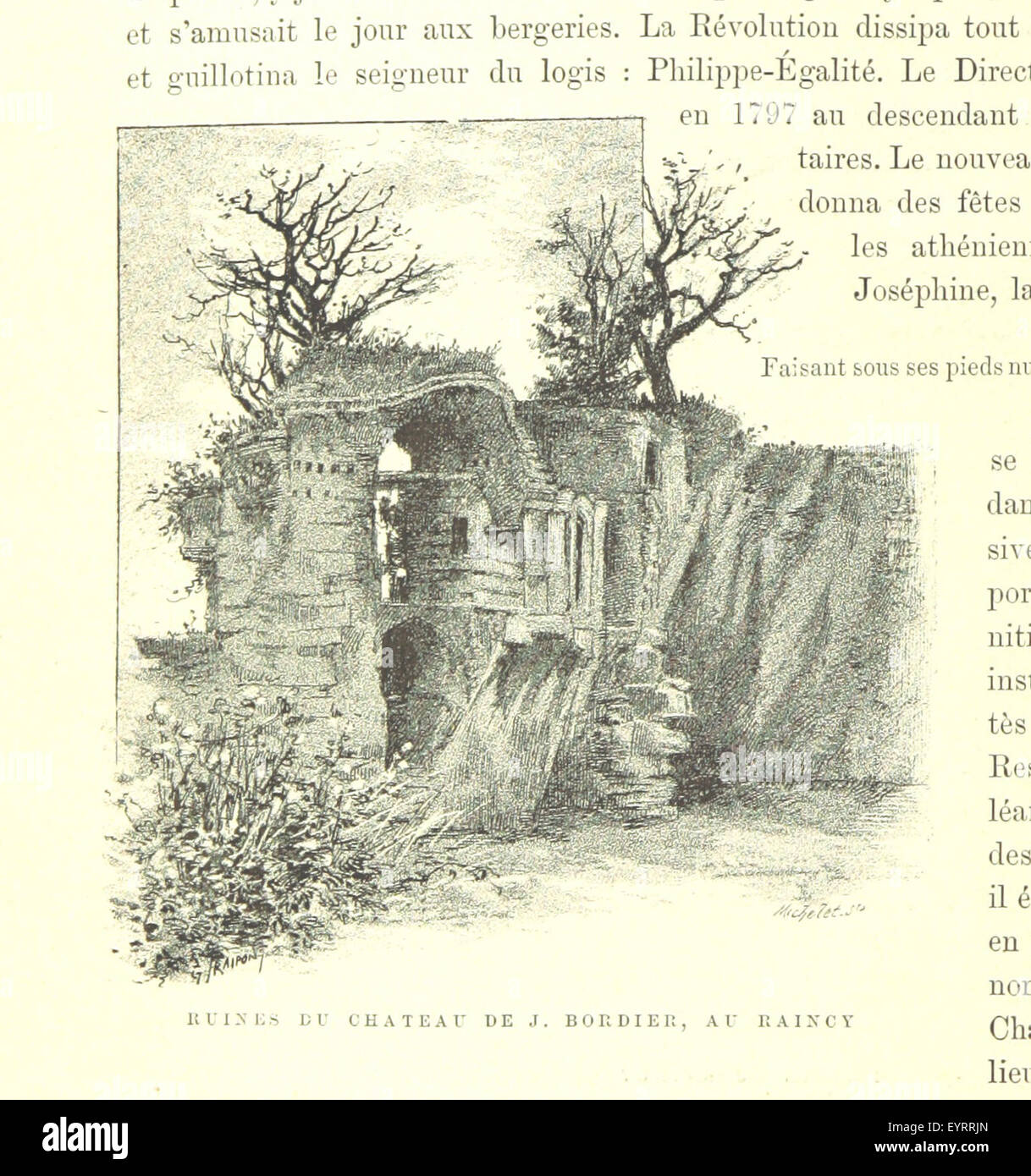 Image from 'Les Environs de Paris', illustrating the surrounding areas ...