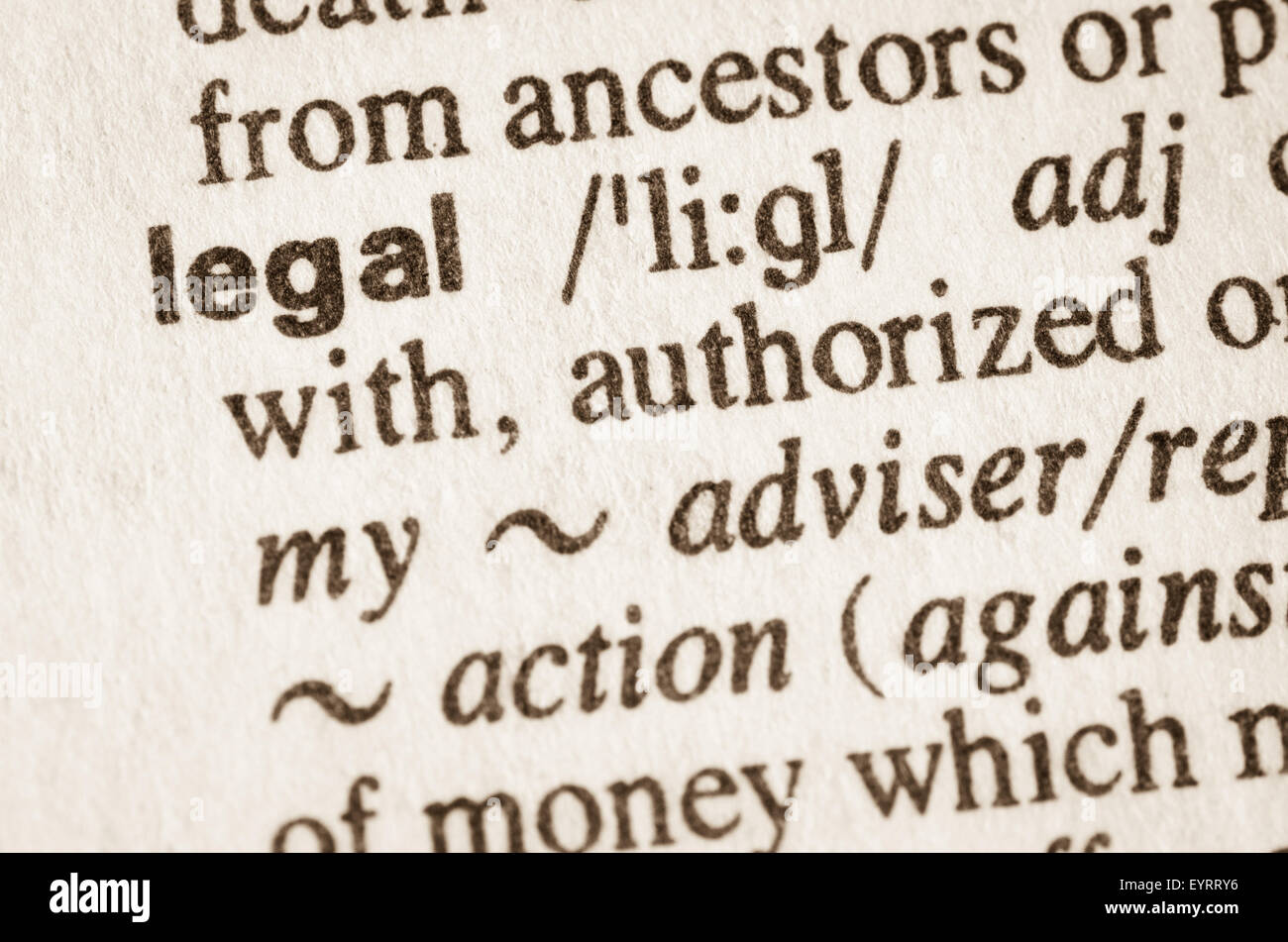 Legal language hi-res stock photography and images - Alamy