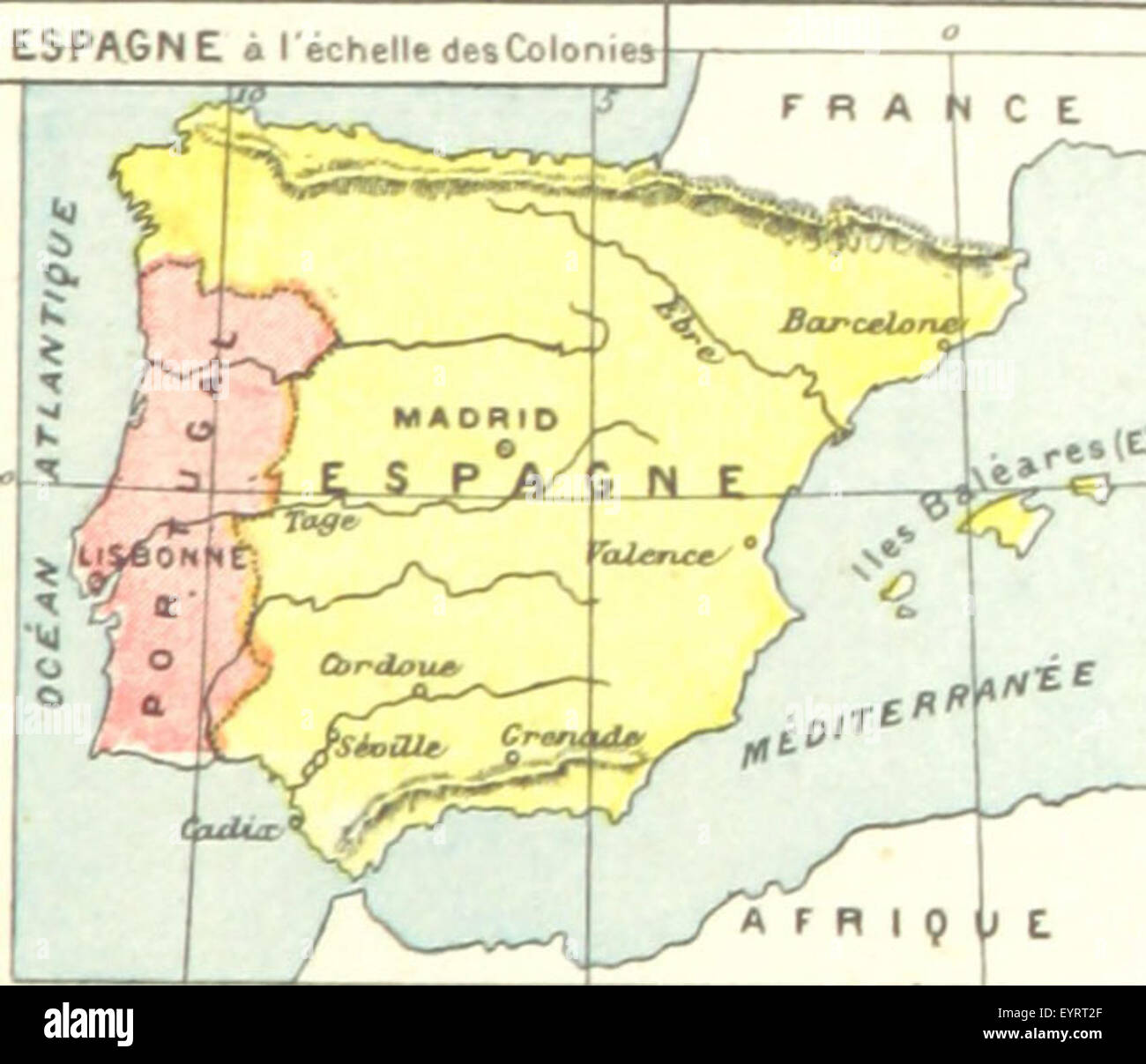 This map, extracted from 'Geographie Génerale Avec', offers a detailed ...