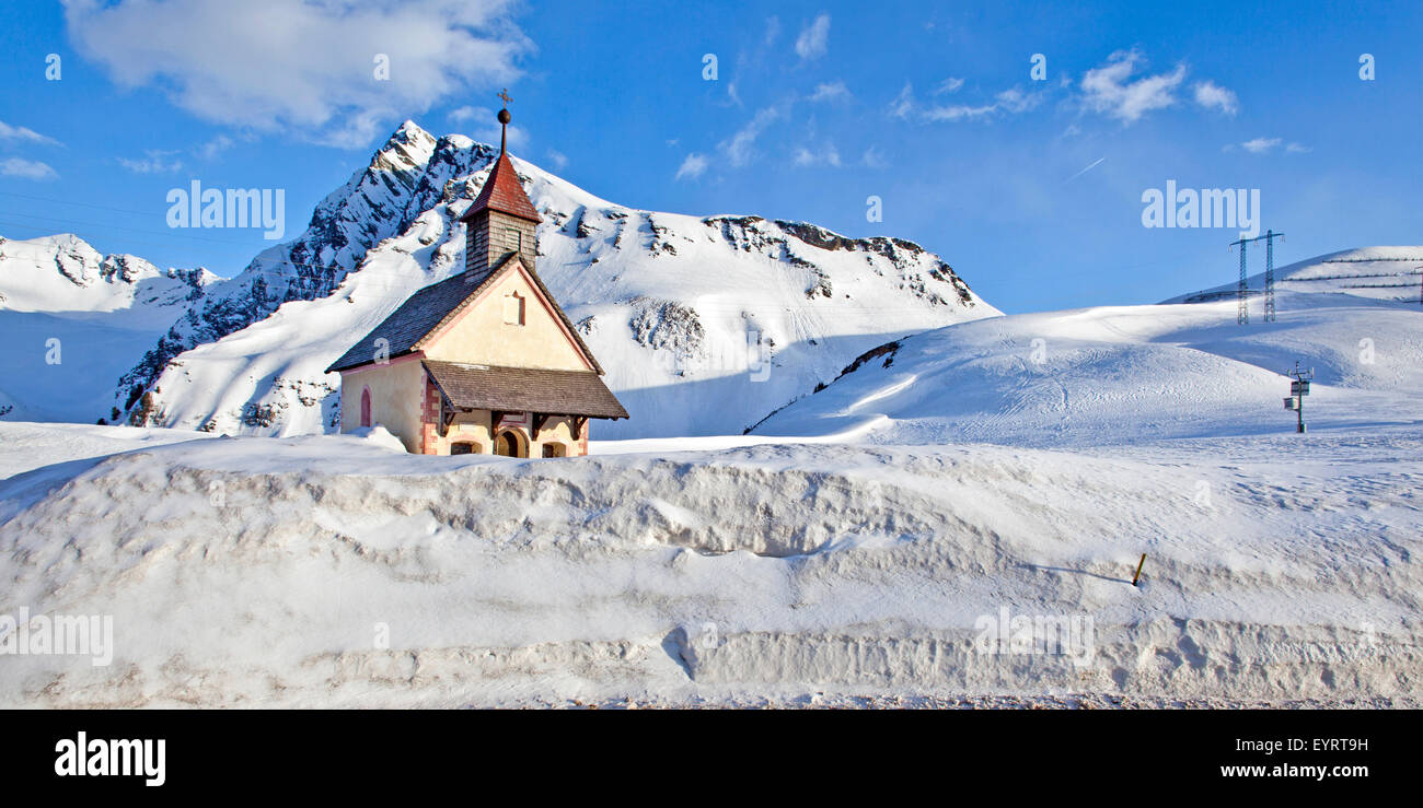 Chapel on the Jaufenpass Stock Photo - Alamy