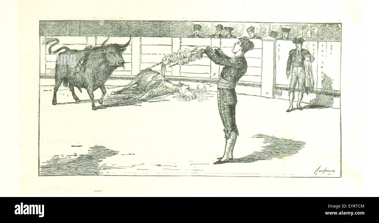 The image shows a page from 'Spain and the Spaniards,' focusing on ...