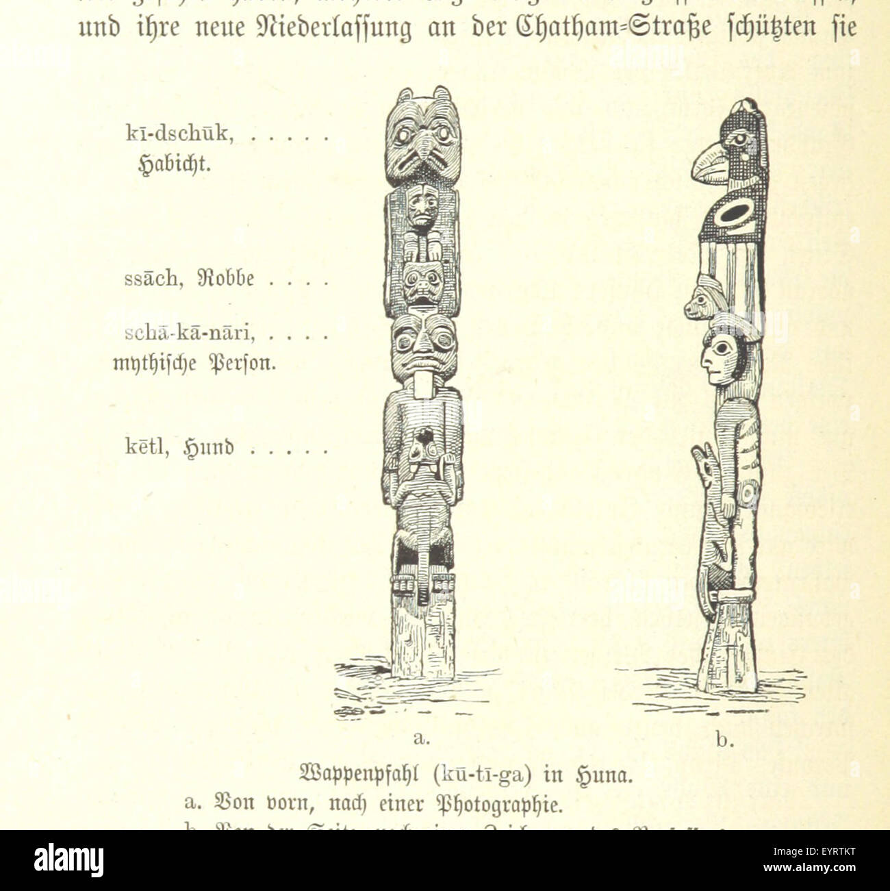 Image from page 152 of 'Die Tlinkit-Indianer', depicting the Tlingit ...