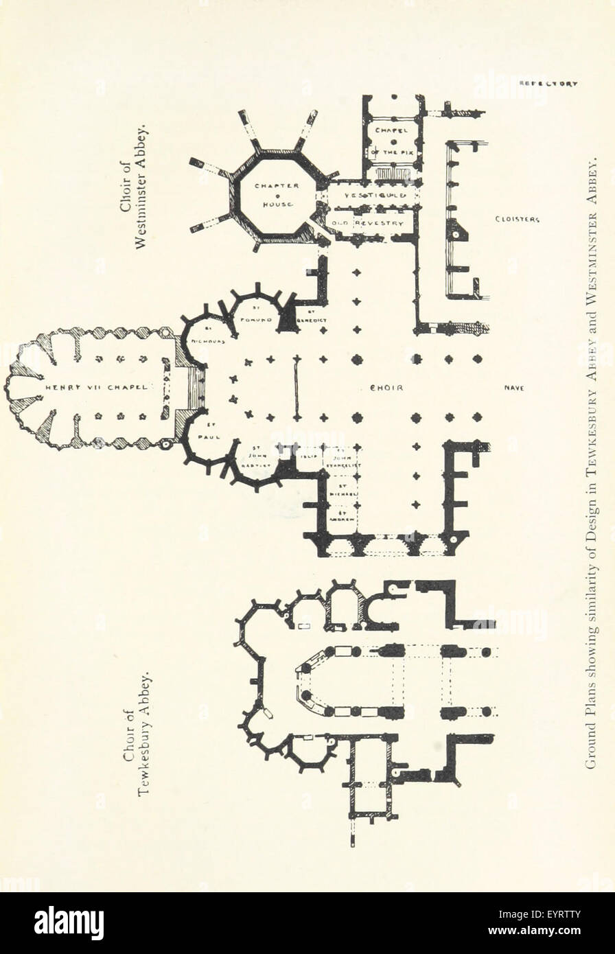 Abbey plan drawing hi-res stock photography and images - Alamy