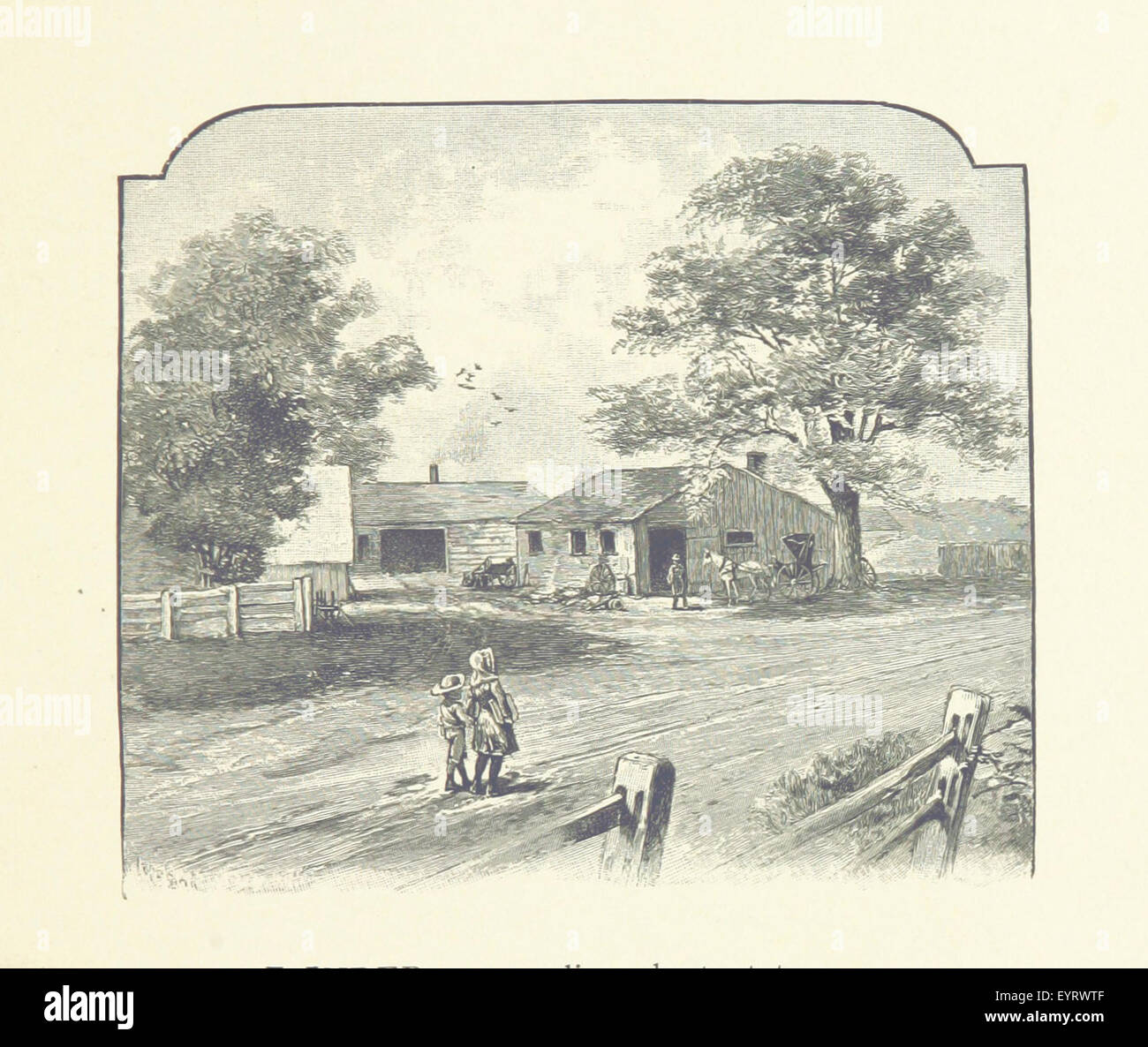 Photograph from page 17 of 'The Village Blacksmith', illustrating a ...