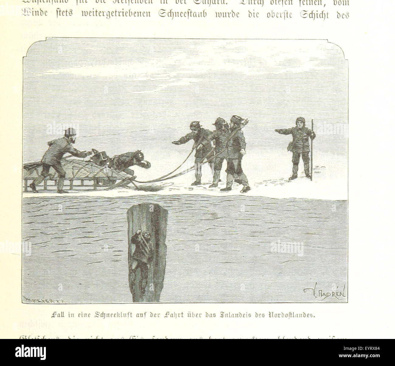 A photograph from page 175 of 'Groenland. Seine Eiswüsten im Innern und ...