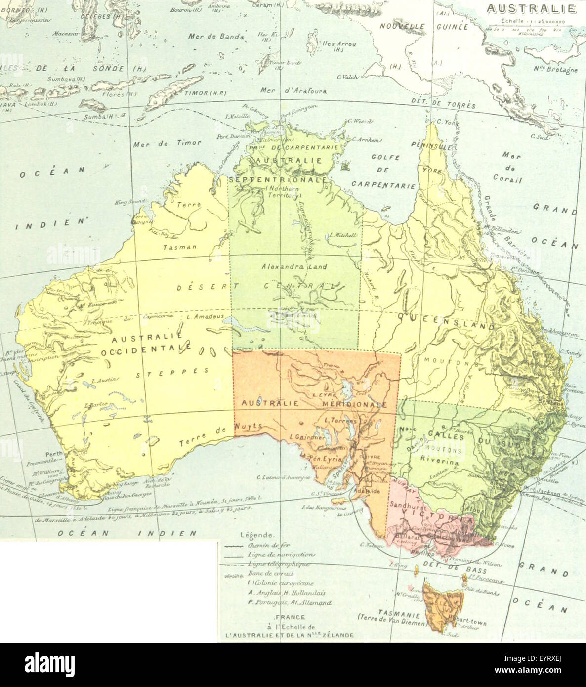 This image is a map extracted from page 181 of 'Géographie Générale ...