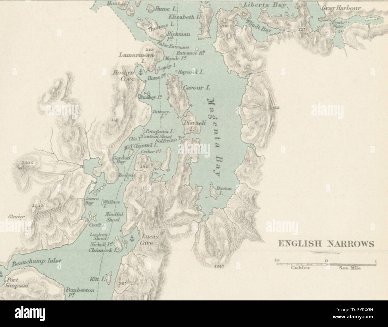An image from 'A Voyage in the Sunbeam,' showing the journey of the ...