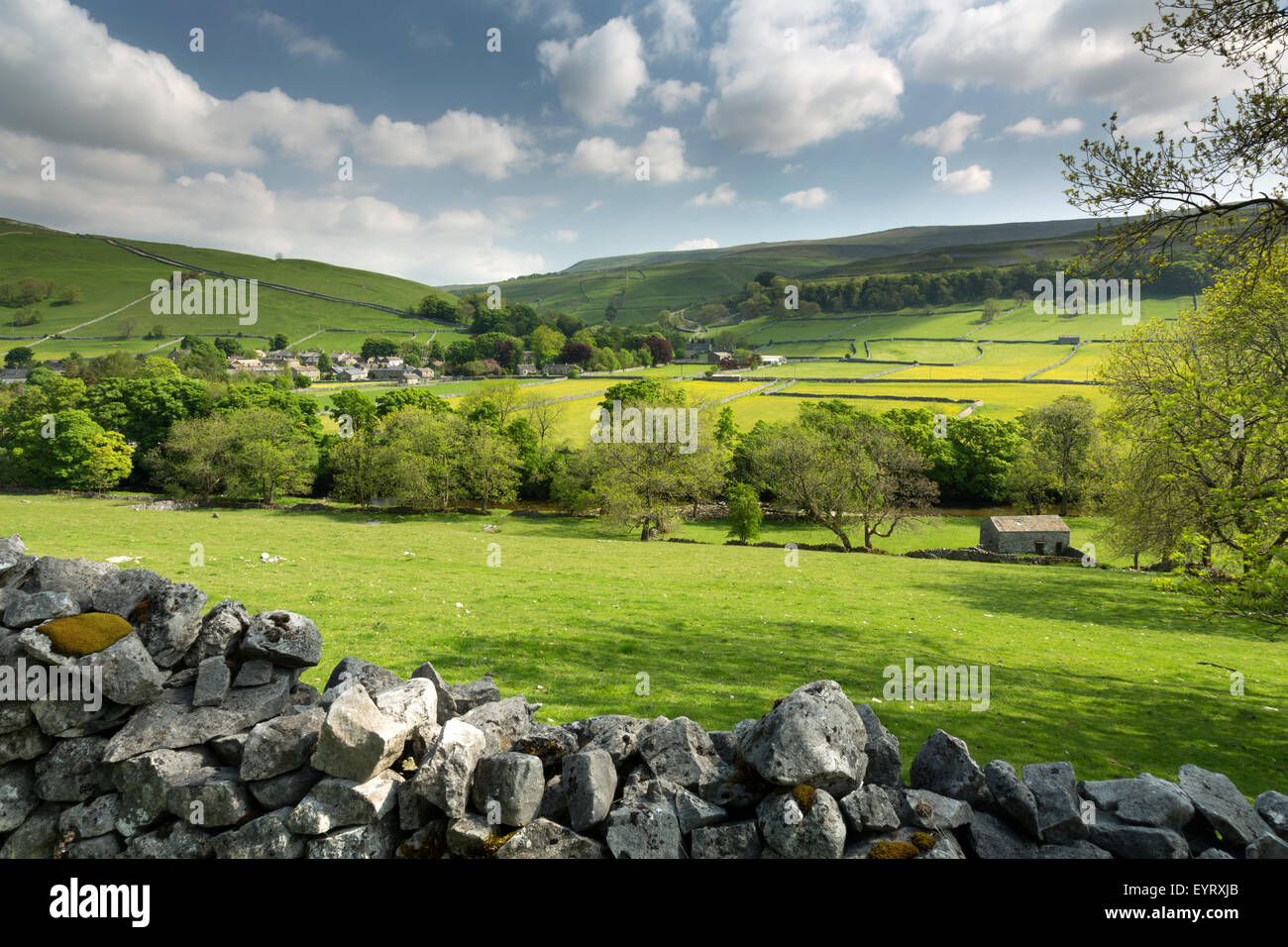 Kettlewell village in Wharfedale, June 2015 Stock Photo - Alamy