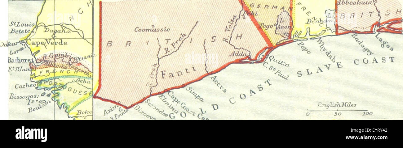 The image is from page 189 of 'The Geography of Africa', showing a map ...