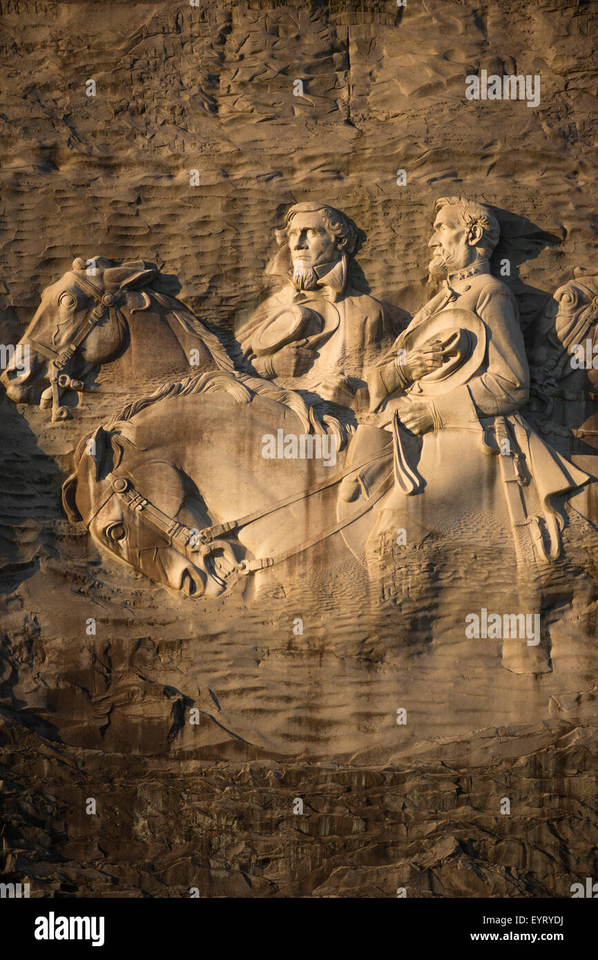 Confederate Memorial Stone Mountain Georgia High Resolution Stock ...