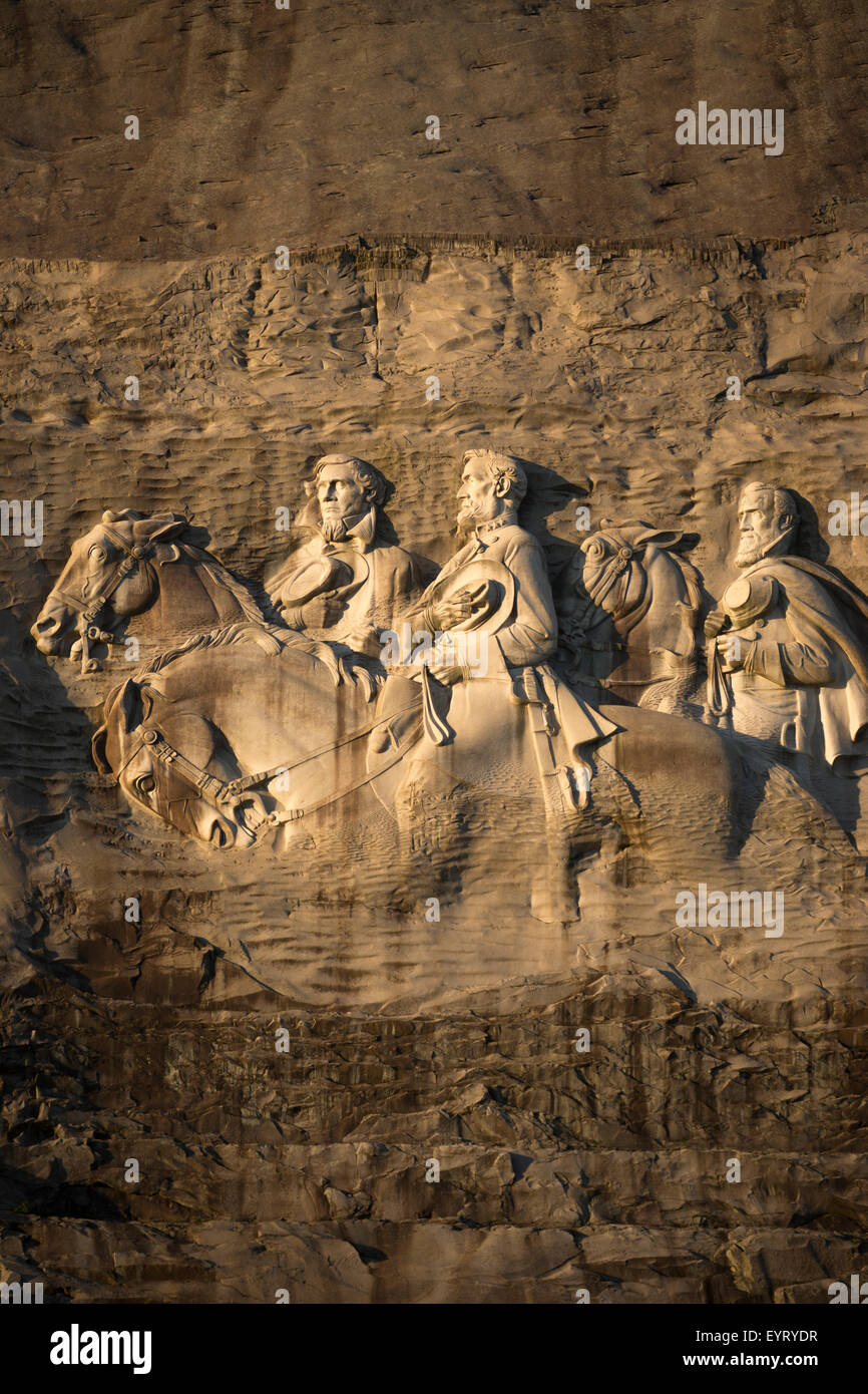 Confederate memorial stone mountain georgia hi-res stock photography ...