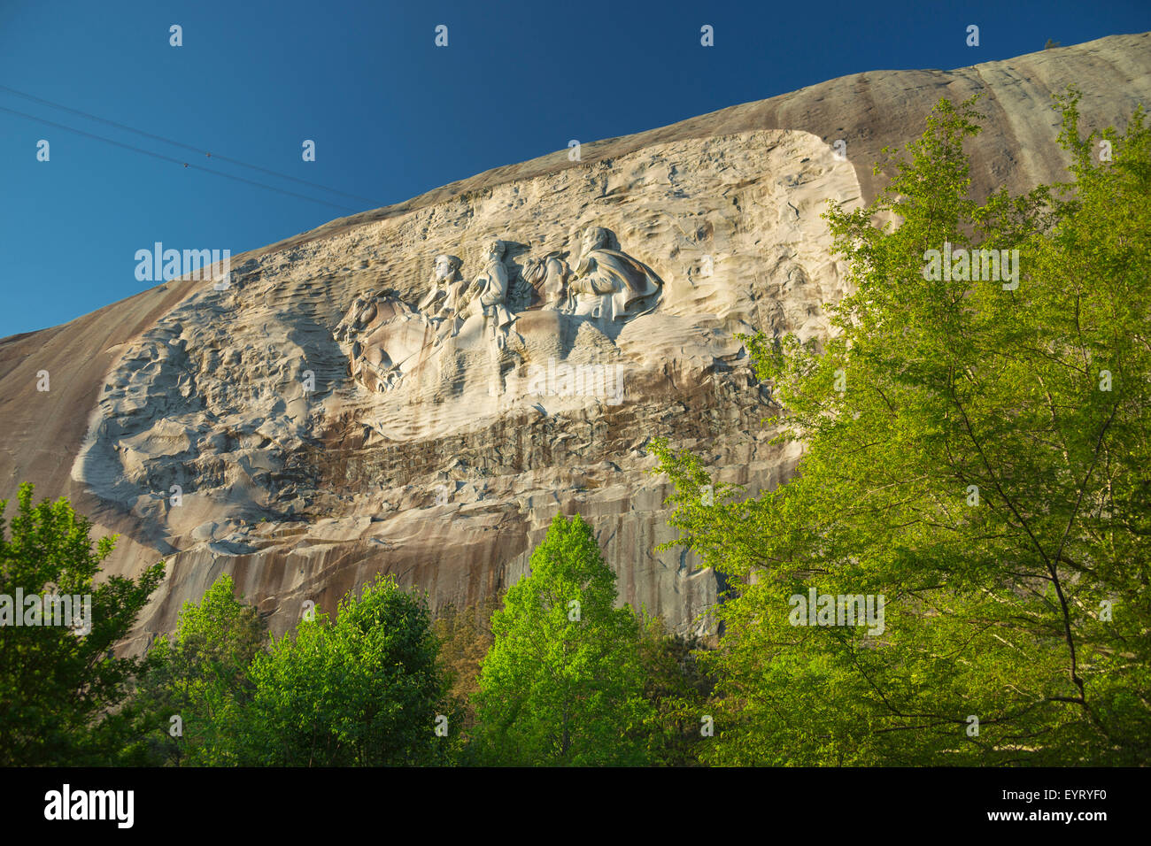 Confederate memorial stone mountain georgia hi-res stock photography ...