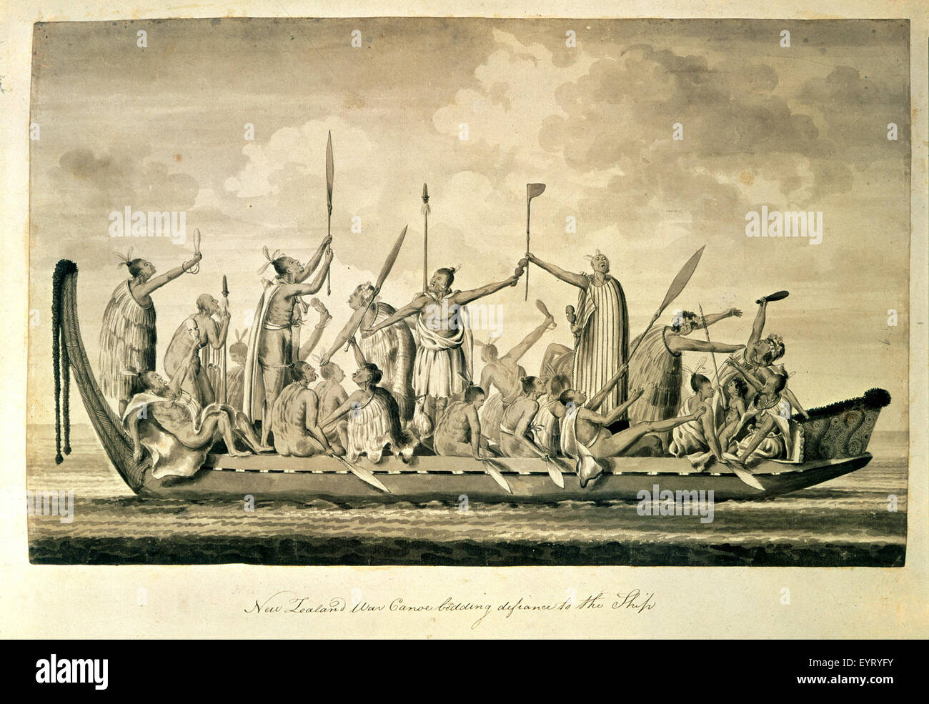 War canoe cook hi-res stock photography and images - Alamy