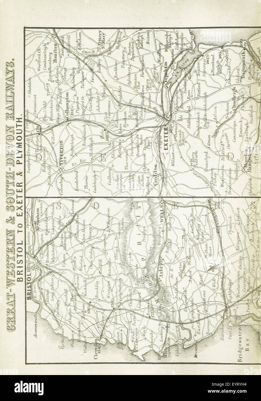 Map england 19th century railway hi-res stock photography and images ...