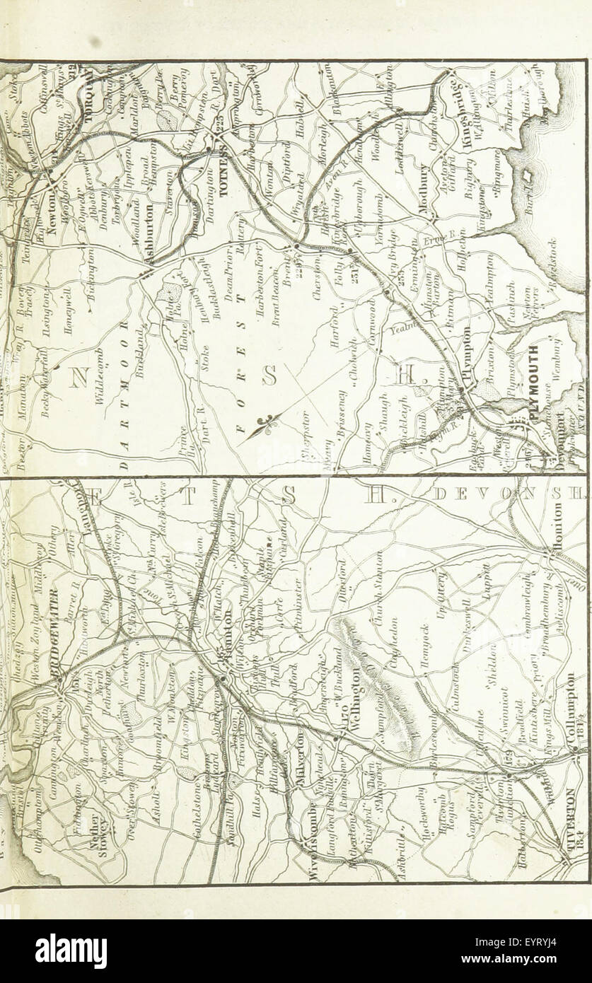 Map england 19th century railway hi-res stock photography and images ...