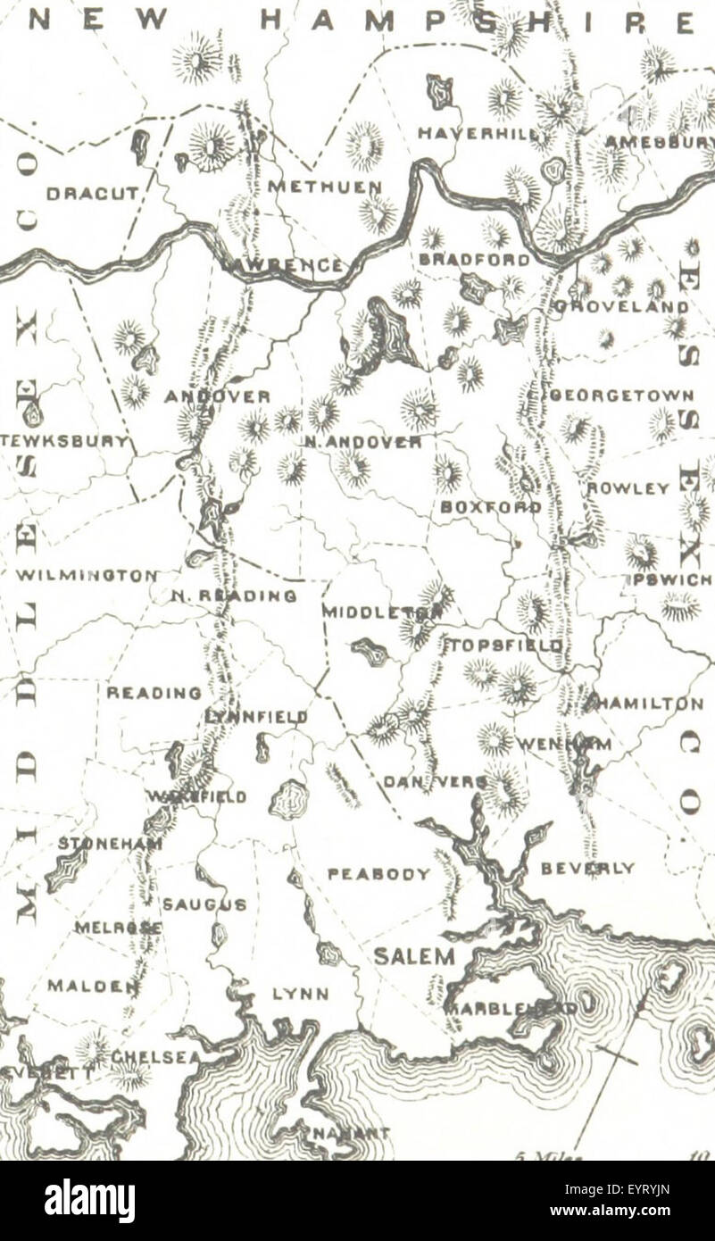 The image shows a page from 'The Geology of New Hampshire,' containing ...