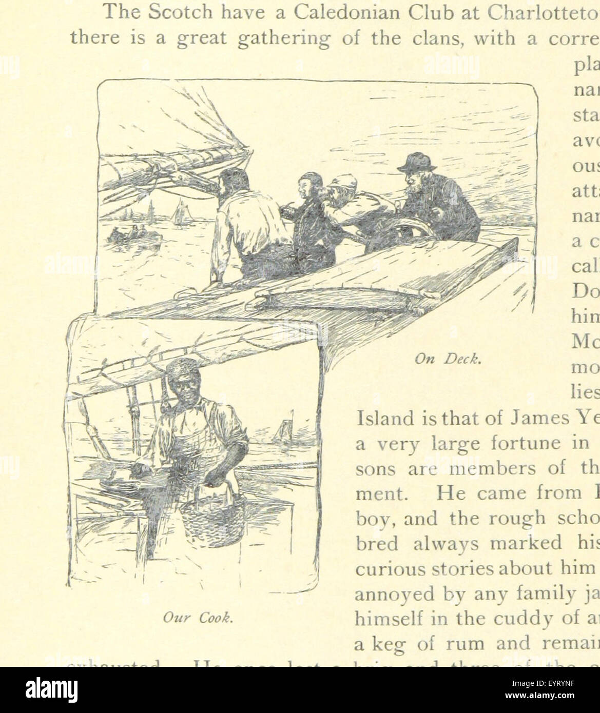 Illustration from page 20 of 'The Cruise of the Alice May', depicting ...