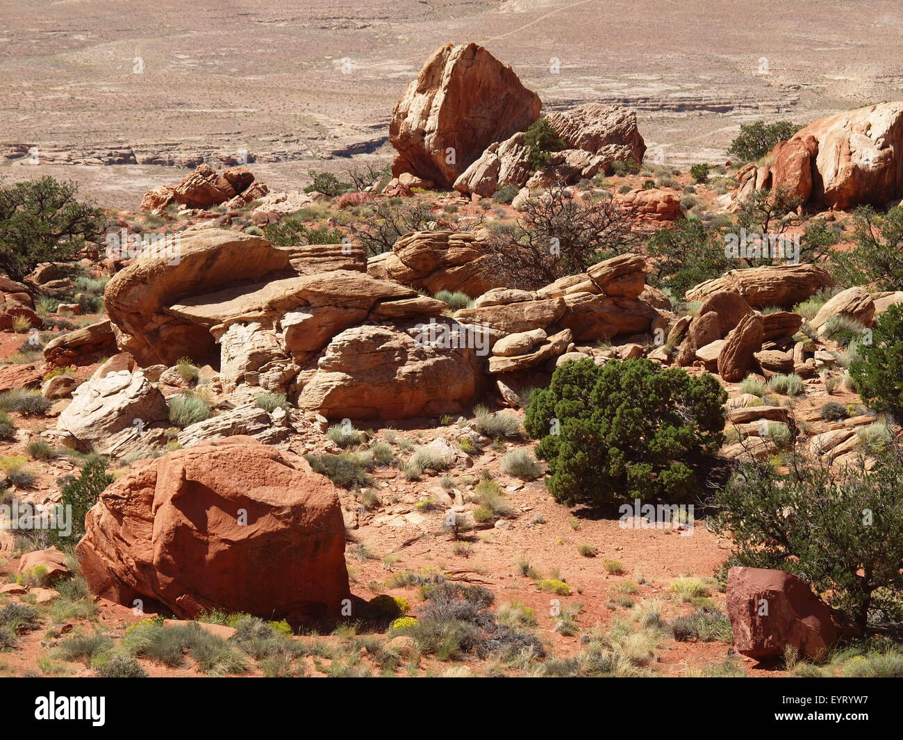 Northern Arizona rock landscape Stock Photo - Alamy