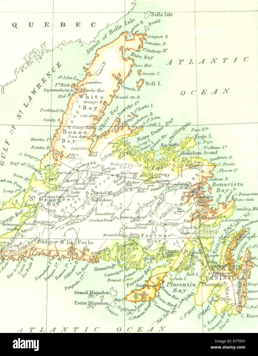 Map extracted from 'Canada: An Encyclopedia' depicting the geography ...
