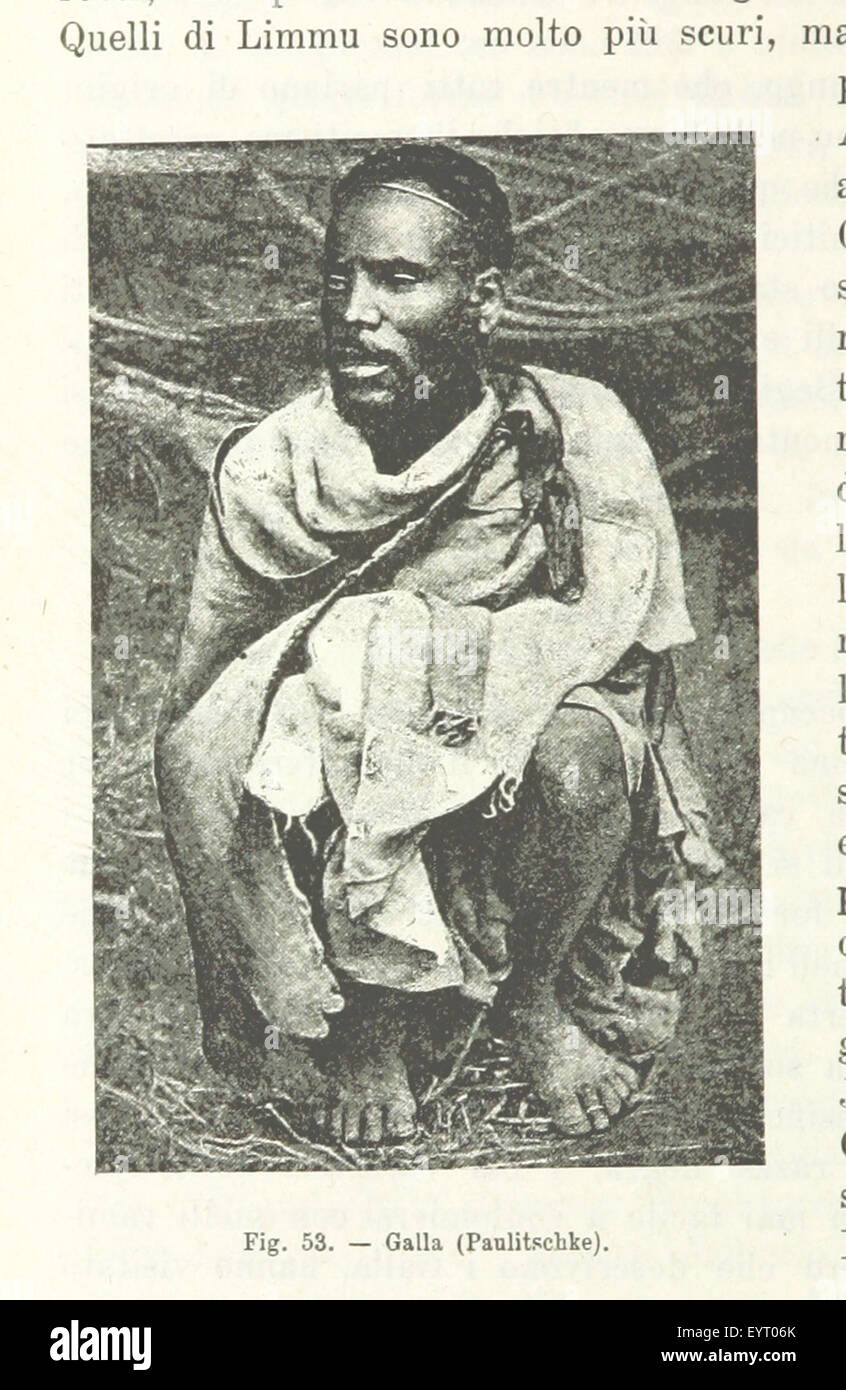 The image shows a page from 'Africa: Antropologia della stirpe Camitica ...