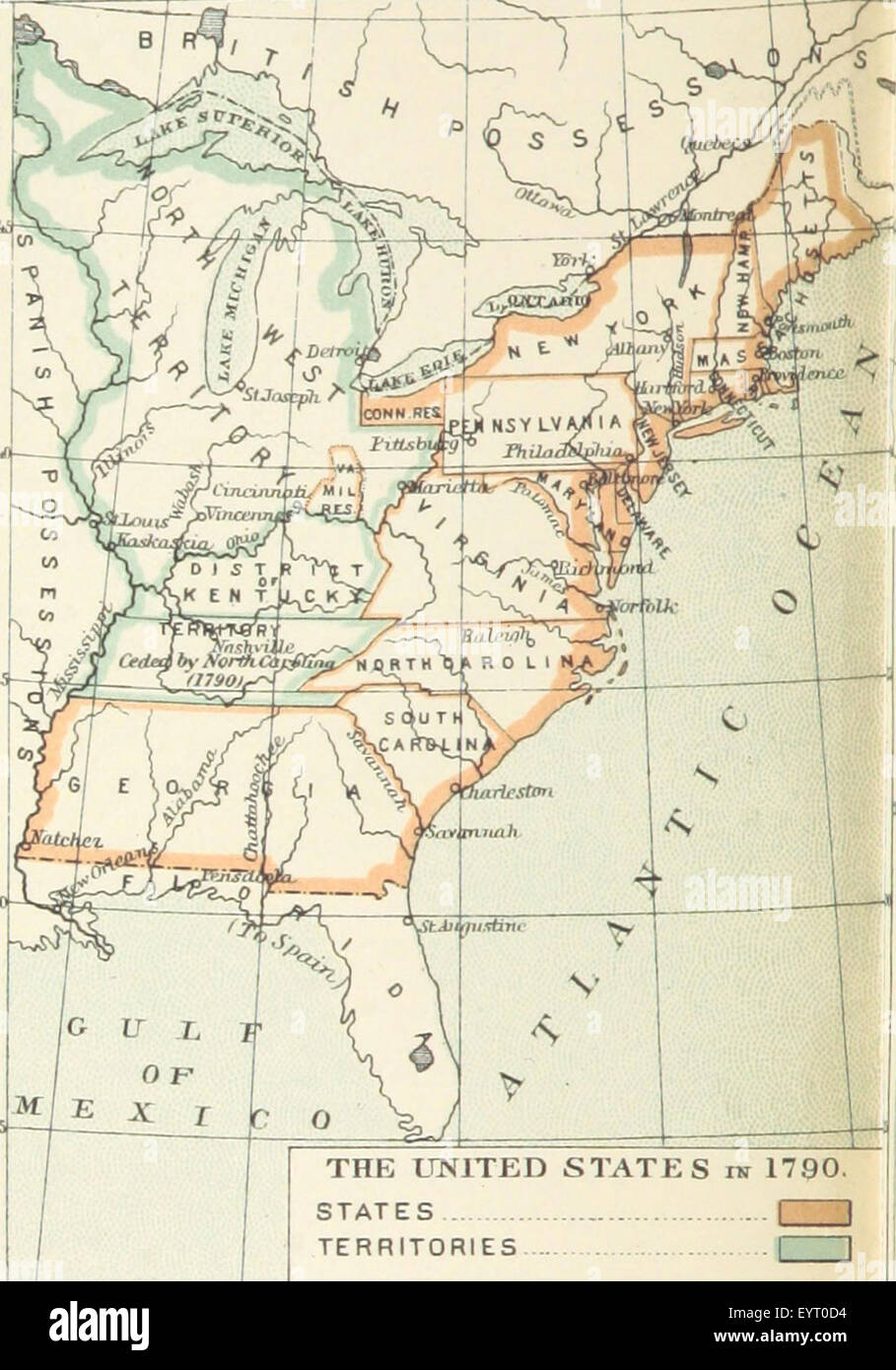 This map from 'History for ready reference' offers a geographical ...