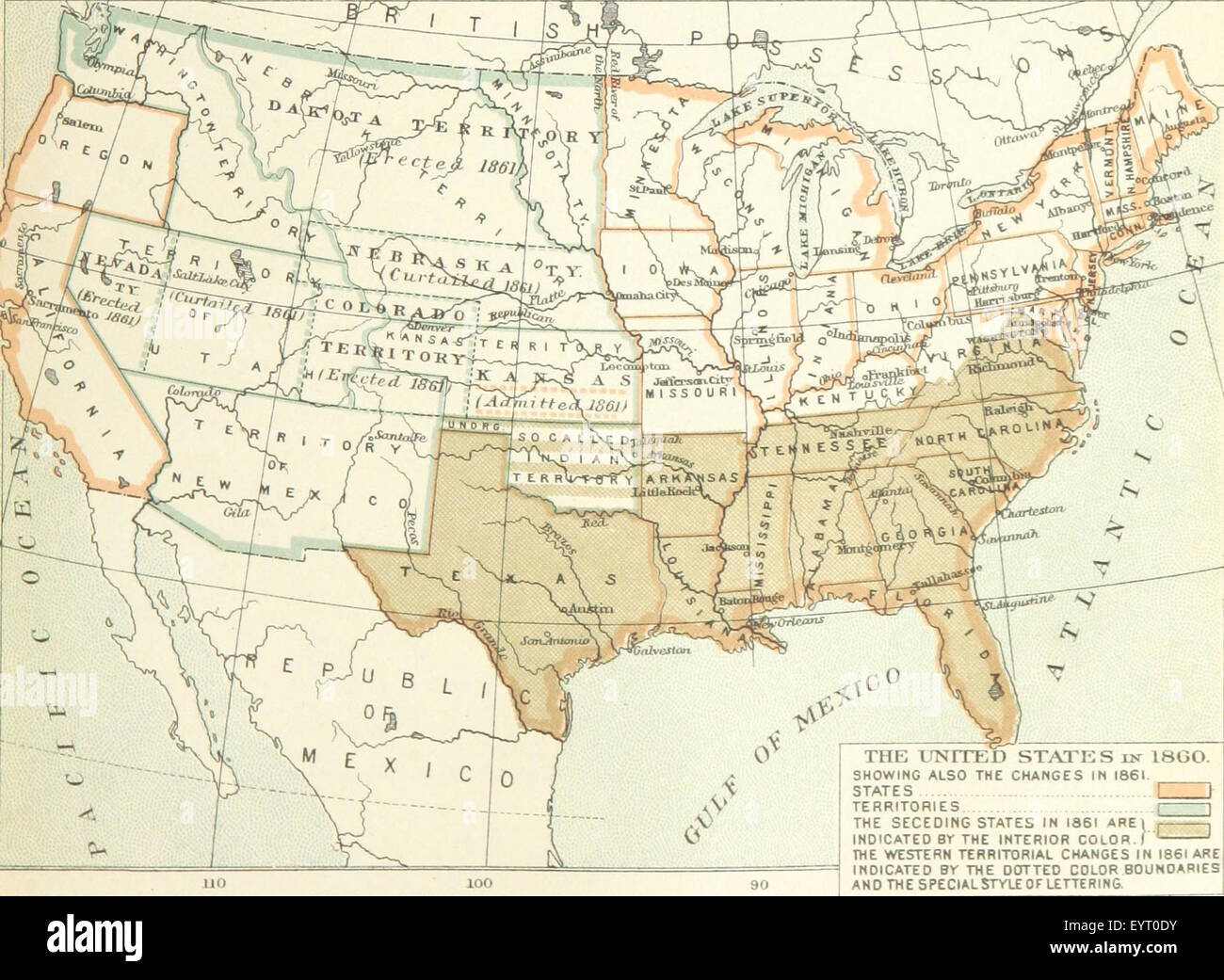 This map, taken from 'History for ready reference', provides a visual ...