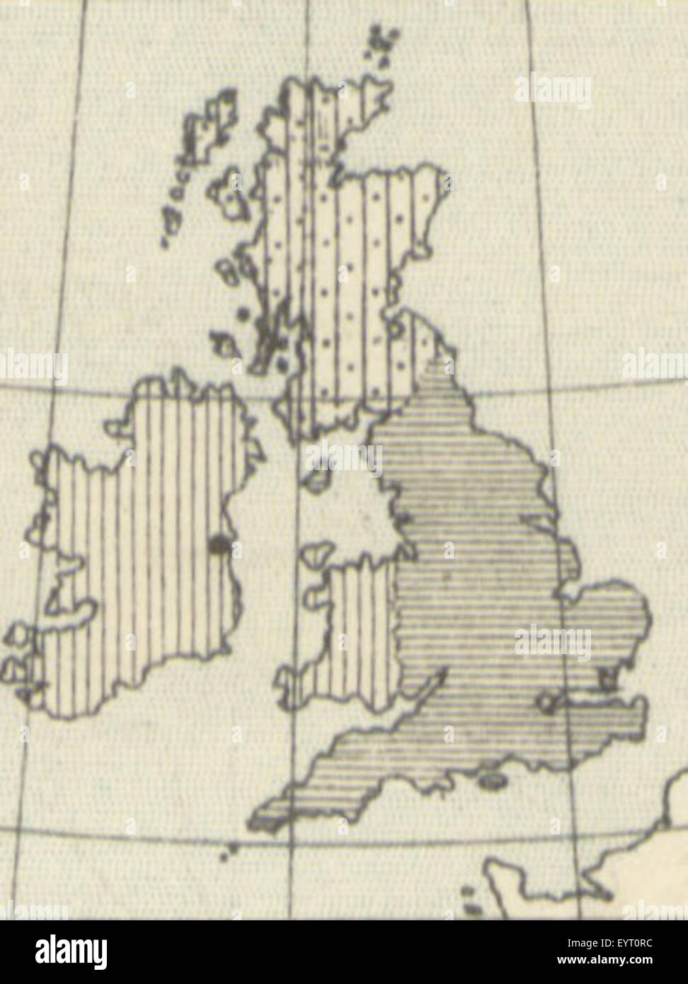 19th century commercial routes map hi-res stock photography and images ...